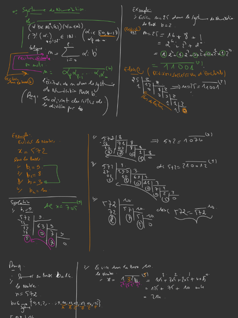 Fin - Arith Exercices | PDF