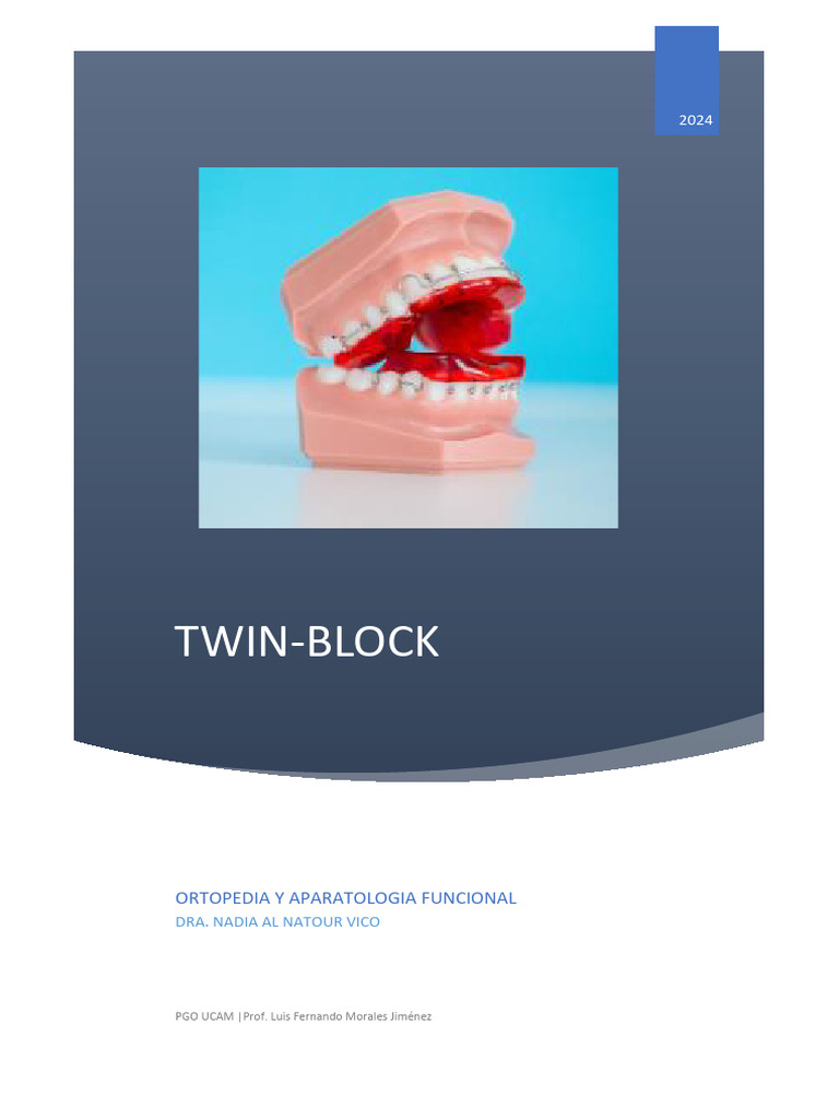 Trabajo Twin Block | PDF | Odontología | Boca