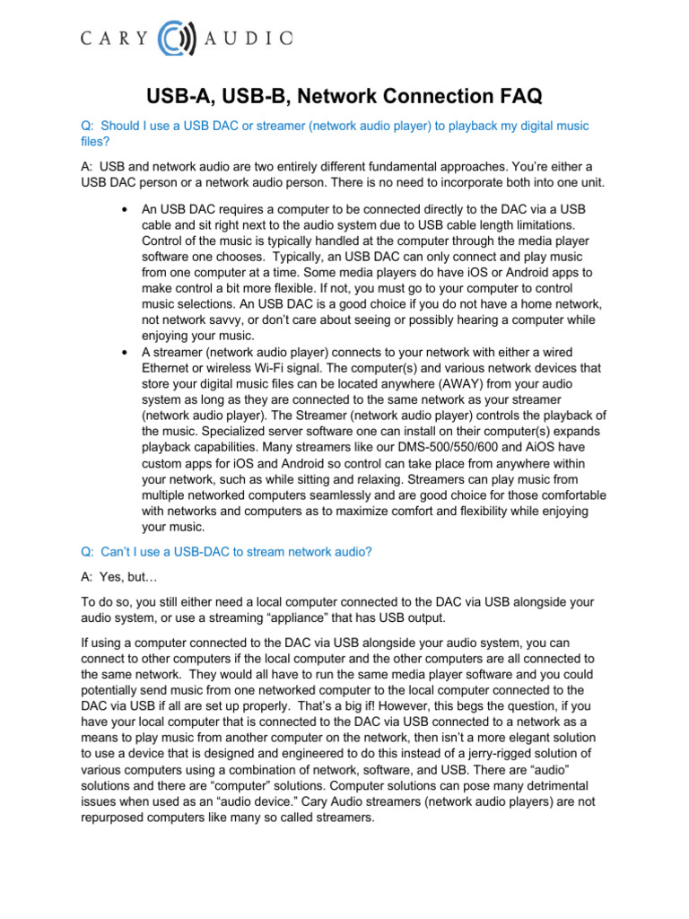 DMS Faq | PDF | Usb | Computer Network