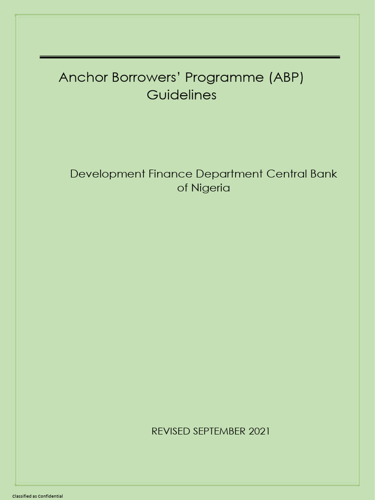 Abp Guidelines October 13 2021 - Final | PDF | Smallholding | Agriculture