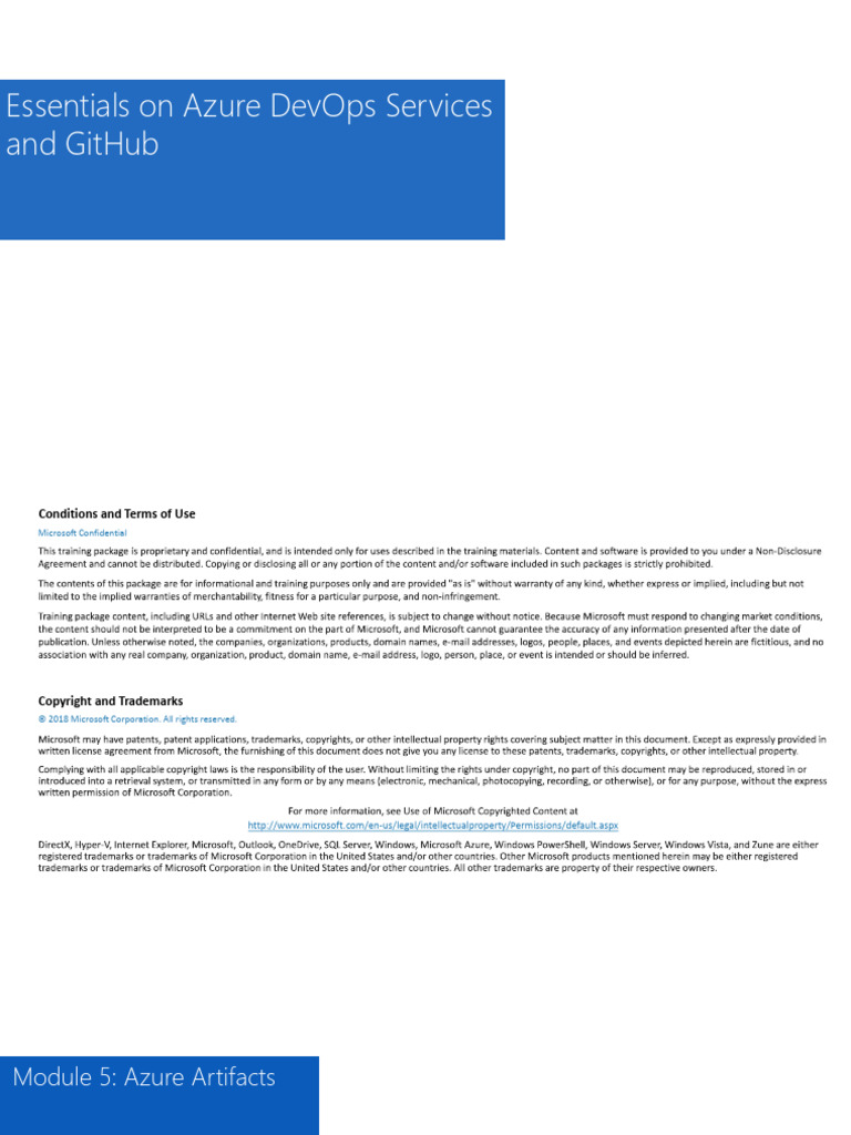 Essentials On Azure DevOps Services and GitHub Book 8 | Download Free ... Essentials On Azure DevOps Services and GitHub Book 8 | Download Free ...