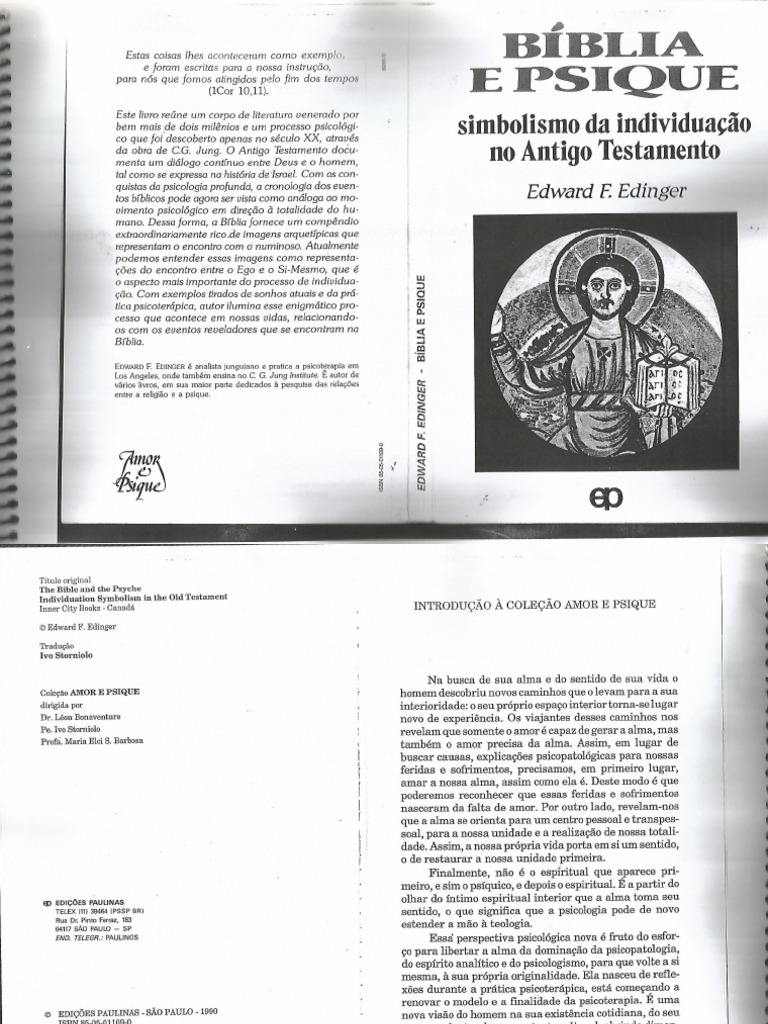 Bíblia e Psique - Simbolismo Da Individuação No Antigo Testamento | PDF