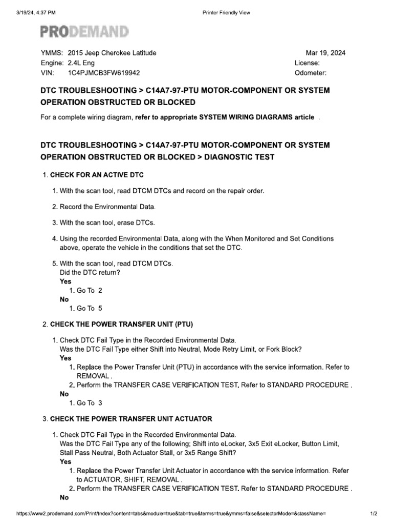 C14A7-97 JEEP CHEROKEE | PDF