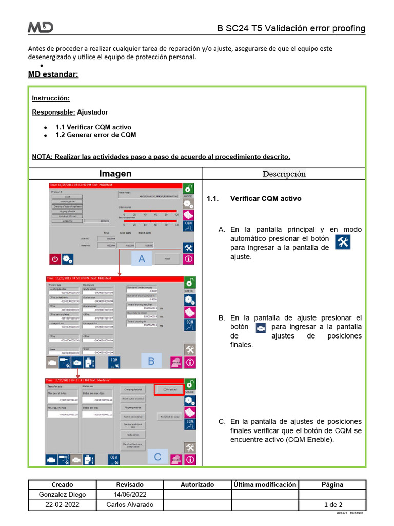 B SC24 T5 Validación error proofing | PDF | Informática