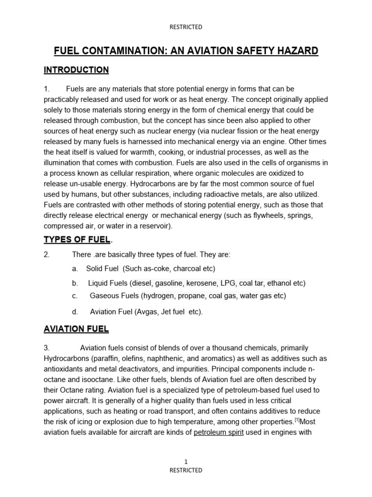 FL Meheran Fuel Contamination | PDF | Jet Fuel | Fuels