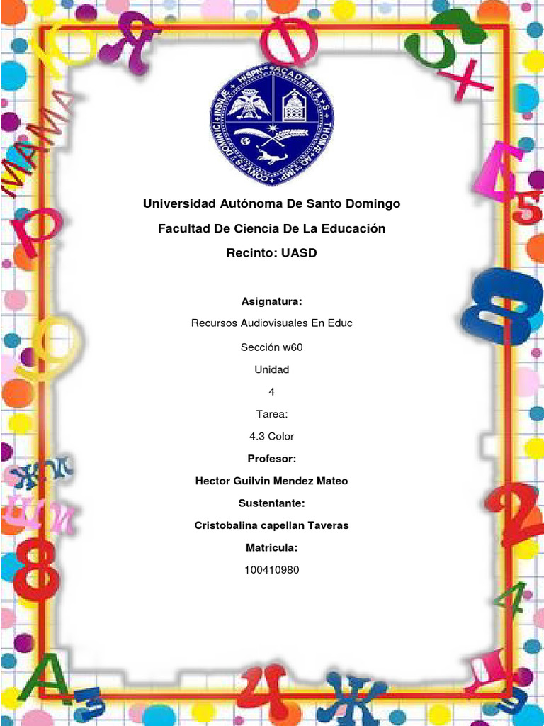 Tarea 4.3 Color | PDF