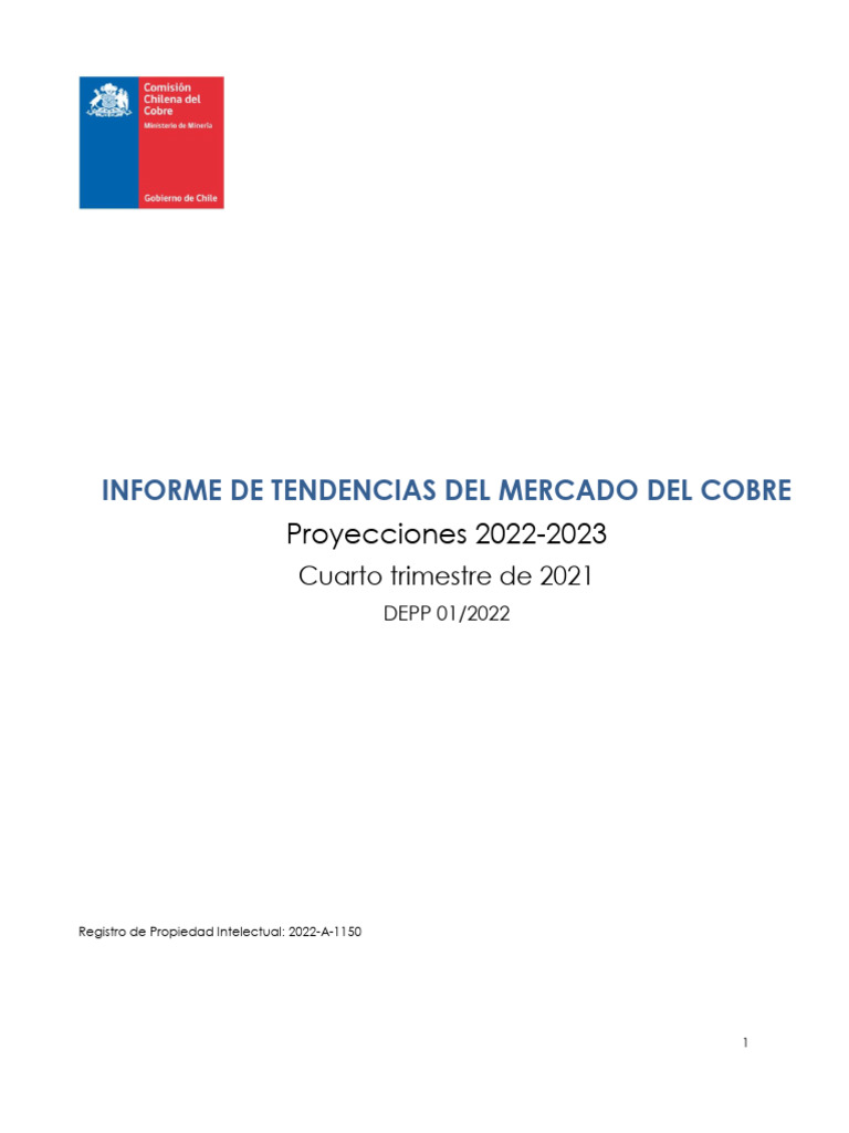 Informe de Tendencias Mercado Del Cobre Q4 2021 Ver. Final | PDF | Inflación | Cobre