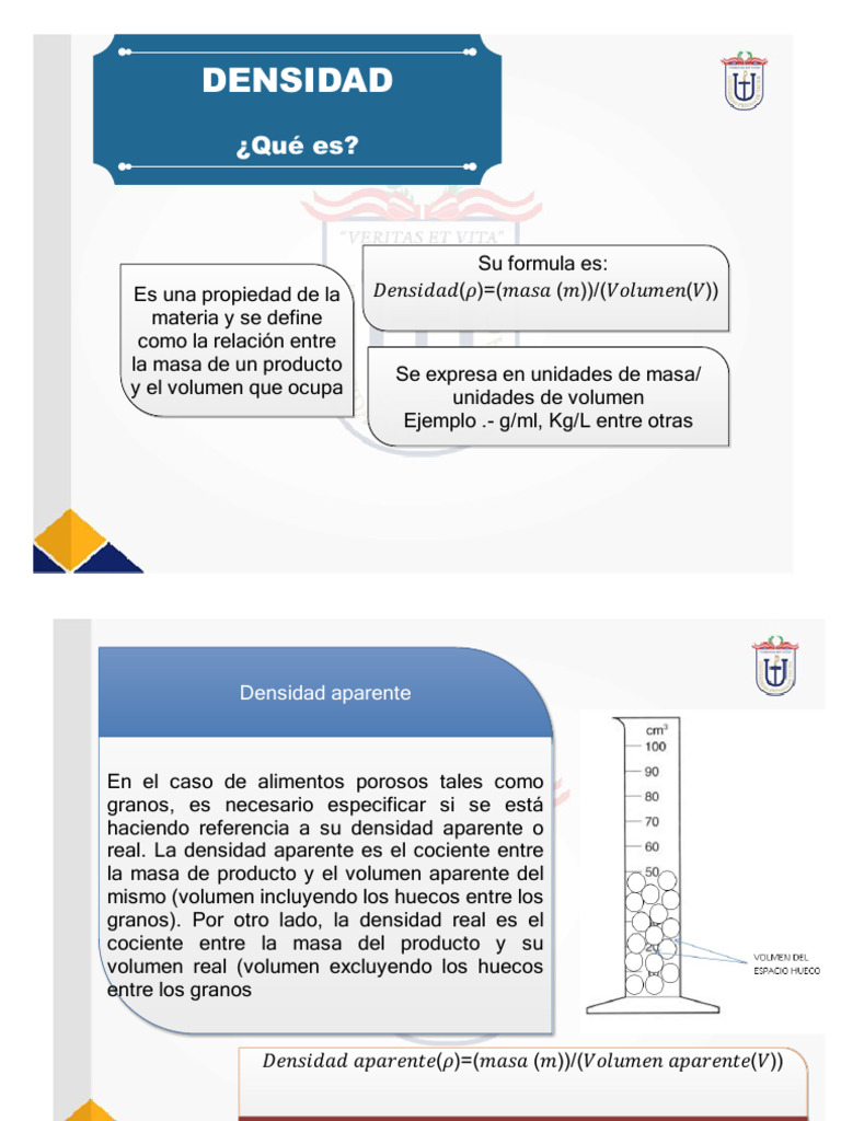 DENSIDAD APARENTE | PDF | Densidad | Masa