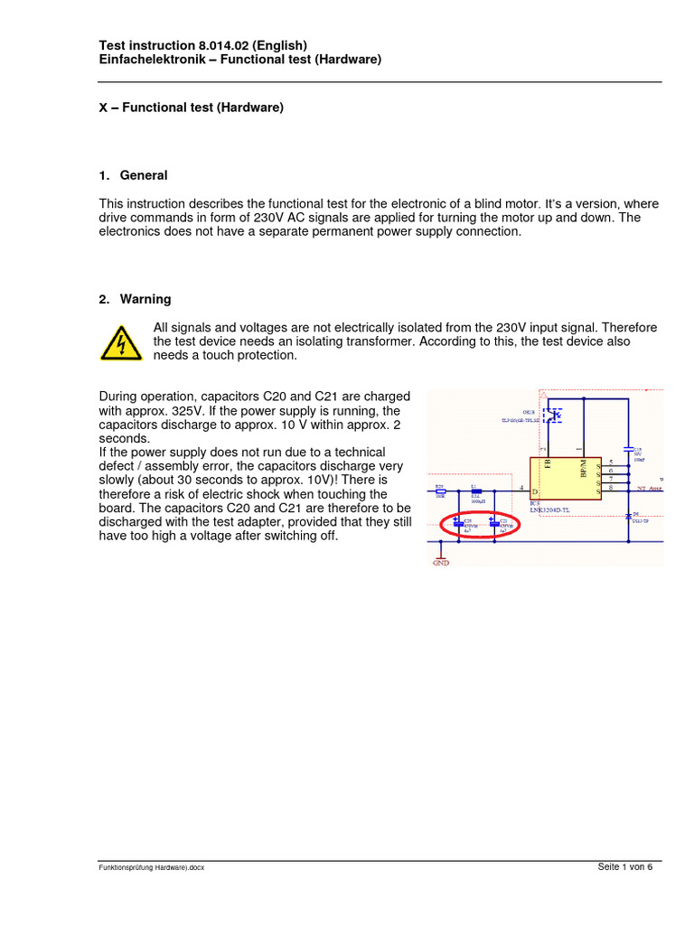 Test - Instruction - 8-014-02 Englisch Einfachelektronik ...
