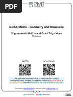 Trigonometry Cheat Sheet Guide | PDF | Euclidean Geometry | Geometry