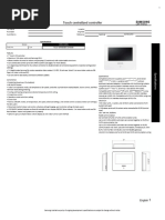Daikin FXMQ-PAVE Technical Data Sheet | PDF | Thermostat | Equipment