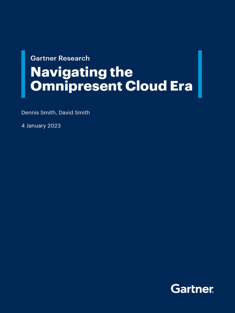 Navigating Omnipresent Cloud | PDF | Cloud Computing | Software As A Service