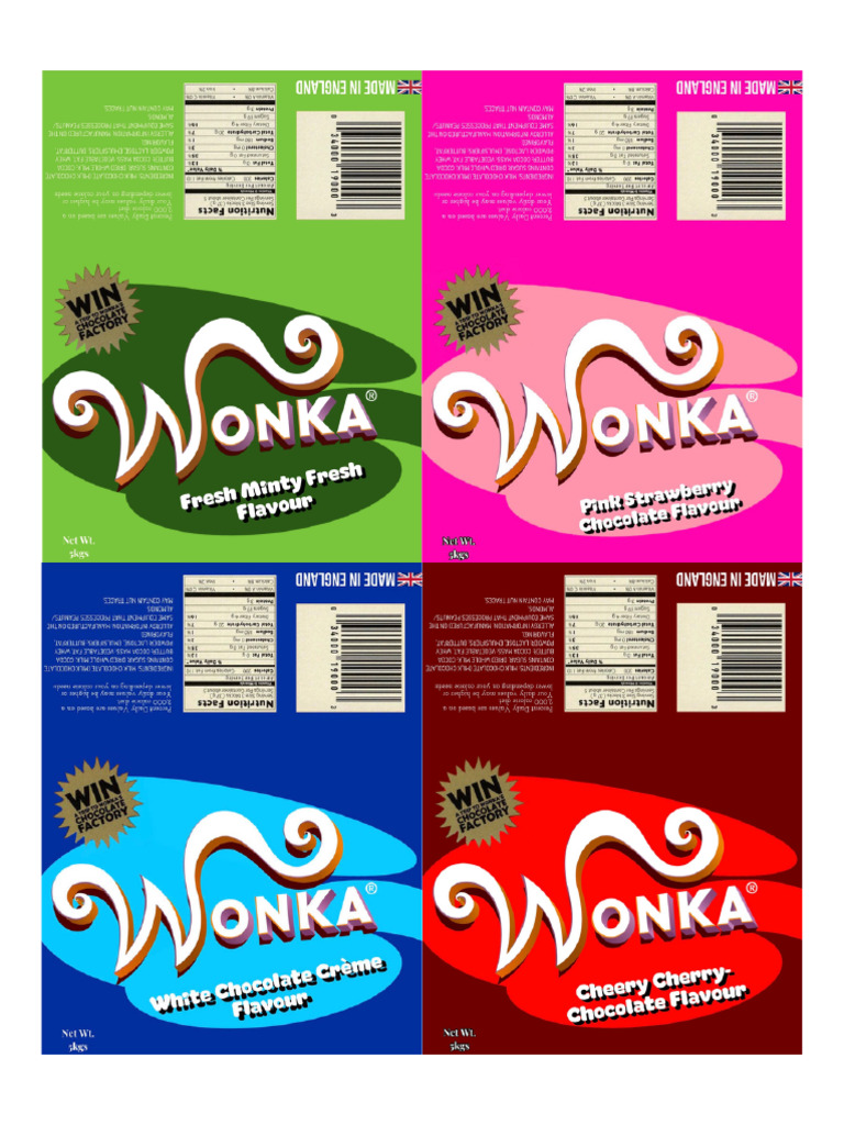 Wonka Wrappers | PDF