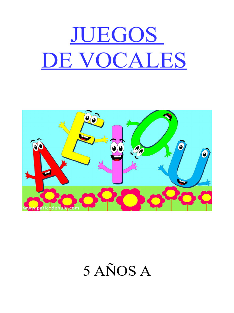 Juego de Vocales | PDF