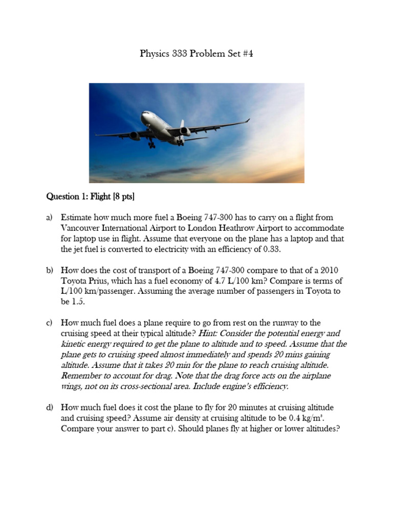 Advanced Transport Physics | PDF | Fuel Economy In Automobiles | Transport