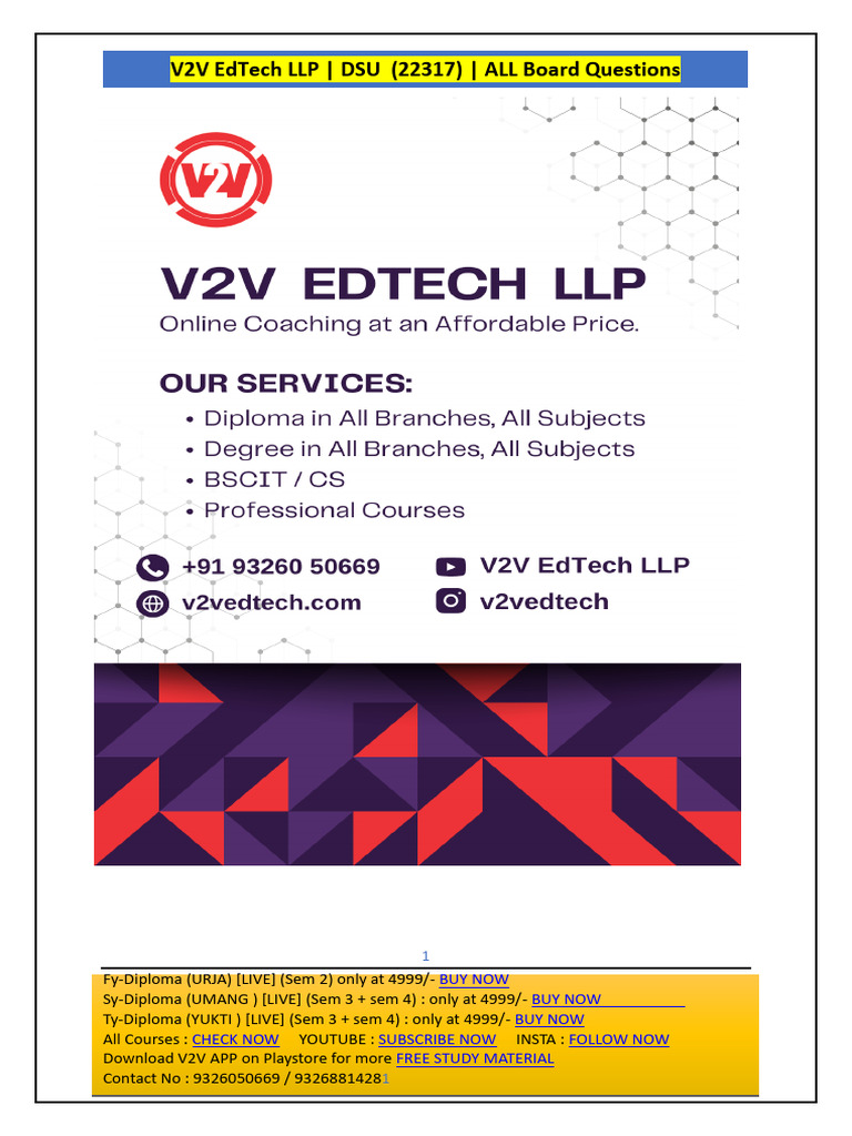 1120230-VIMP DSU Board Questions V2V | PDF | Queue (Abstract Data Type ...