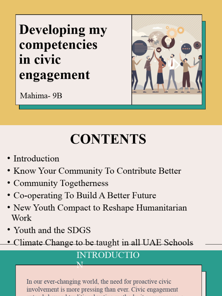 Developing My Competencies in Civic Engagement - Mahima | PDF | Civic ...