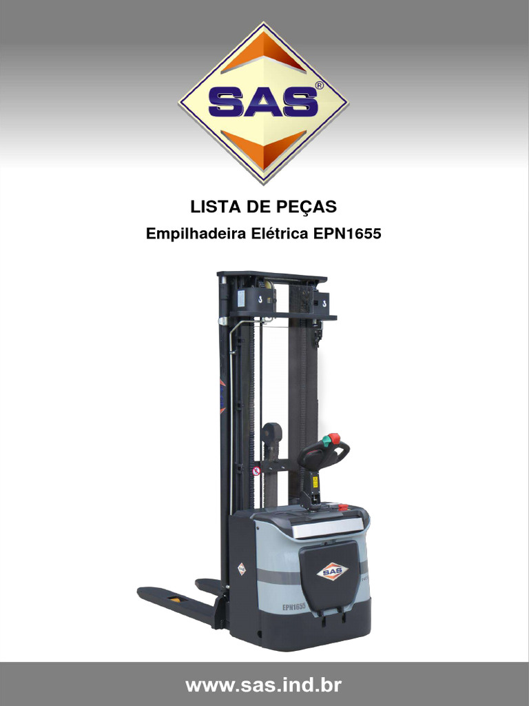 Peças Empilhadeira Elétrica EPN1655 | PDF | Battery Charger | Screw