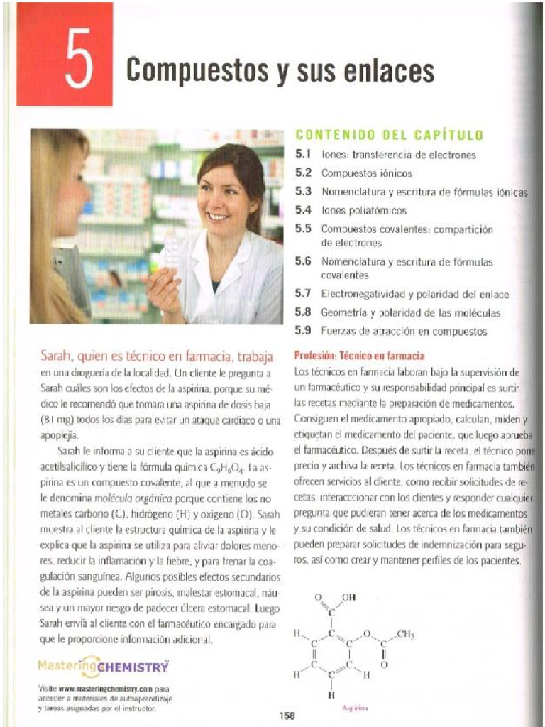 Capítulo 5 Compuestos y Sus Enlaces | PDF