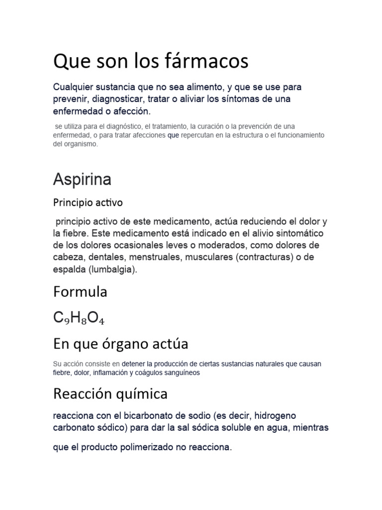 Fichas de Fármacos: Duocin y Más | PDF | Química