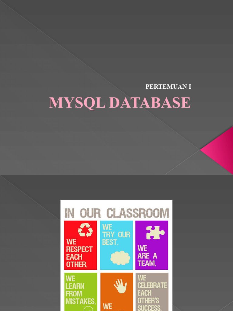 Pertemuan 1 Pengantar Kuliah Pemrograman Internet MySql | PDF | Komputer