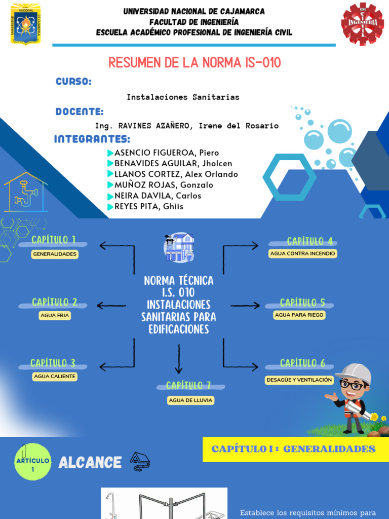Resumen Norma Is-010 | PDF | Bomba | Agua