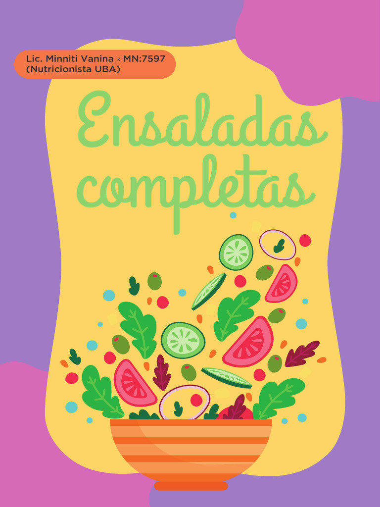 Ensaladas Completas | Descargar gratis PDF | ensalada | Alimentos