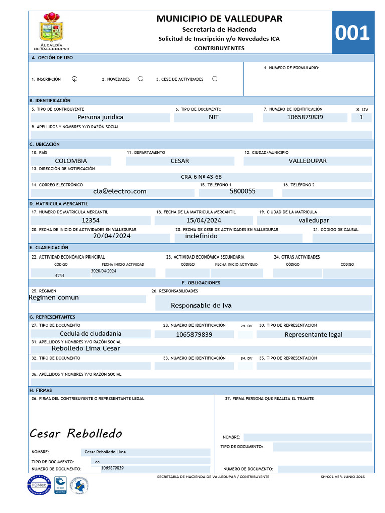 Registro de Informacion Tributaria | PDF