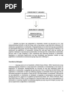 Balangkas Teoretikal | PDF