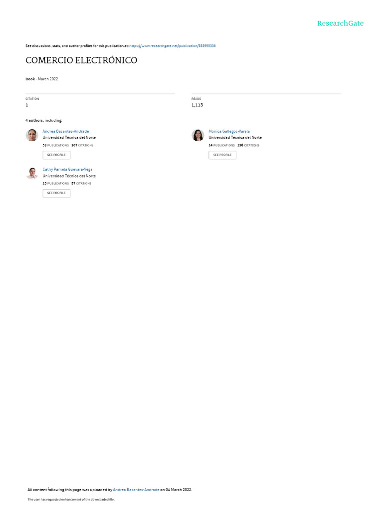 Comercio Electr Nico | PDF | Comercio electrónico | Internet