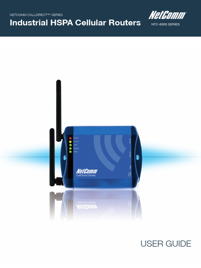 Netcom NTC 6000 User Manual v2.2 | PDF | Ip Address | Computer Network