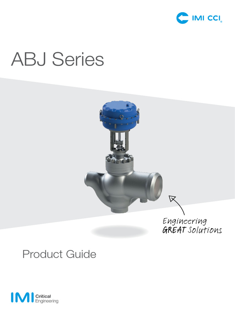 IMI CCI Product ABJSeries 1110 AW Dig | PDF | Valve | Steam