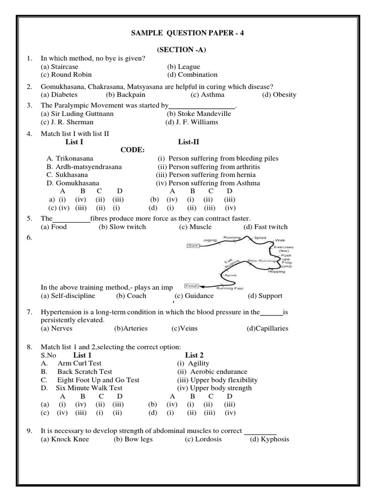 Sample Question Paper 4 | Download Free PDF | Force | Paralympic Games