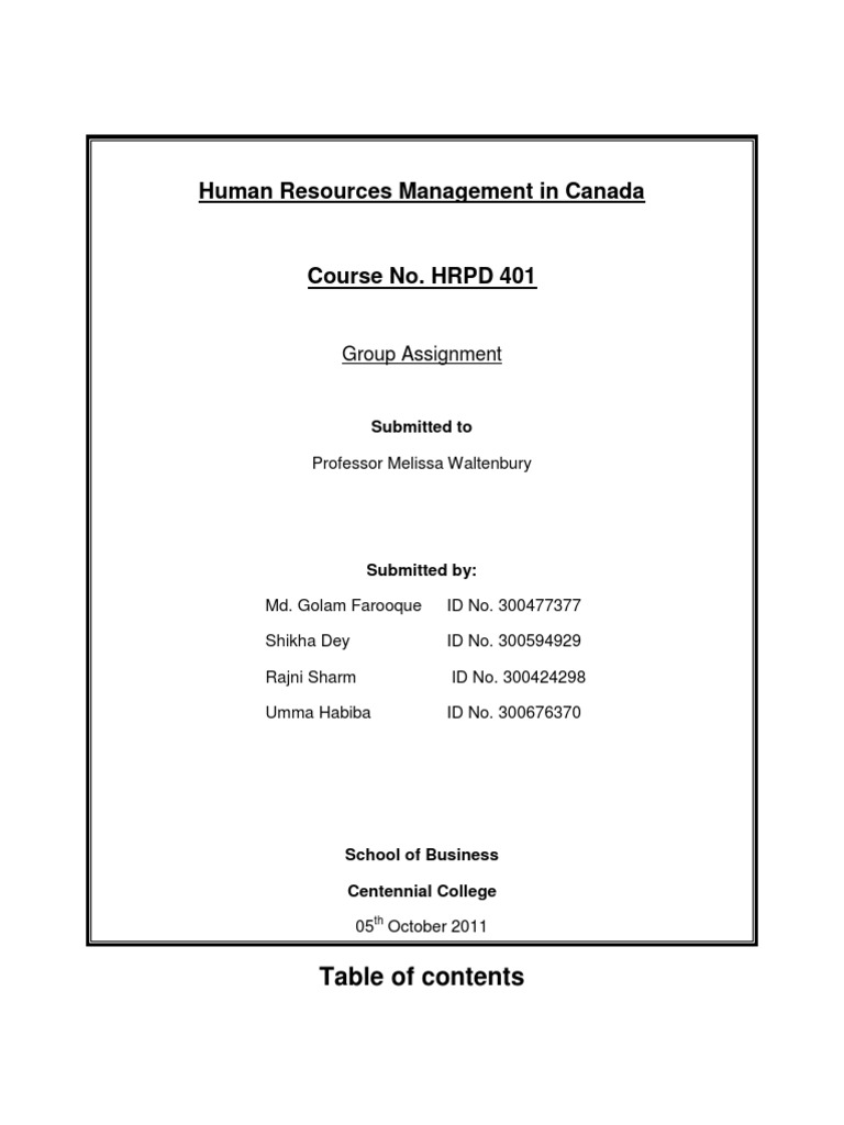 Assignment Human Resource Management-Final | PDF | Privacy | Employment
