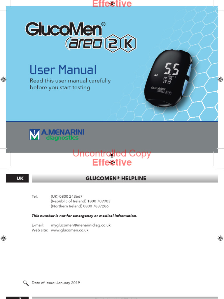 Glucomen Areo 2k Manual | Download Free PDF | Clinical Medicine