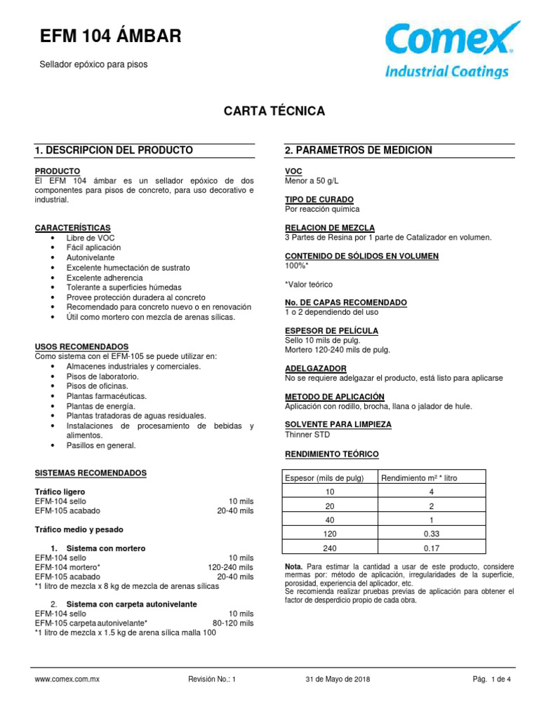 Efm 104 | Descargar gratis PDF | Humedad | Hormigón