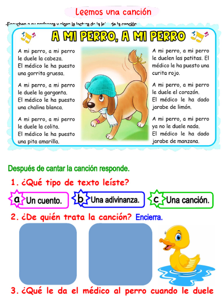 Comprensión Lectora: El Perro y el Médico | PDF | Salud y bienestar