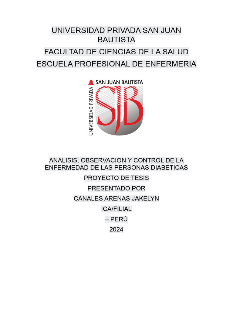 JAKELYN INVESTIGACION de Nivel | PDF | Diabetes | Insulina