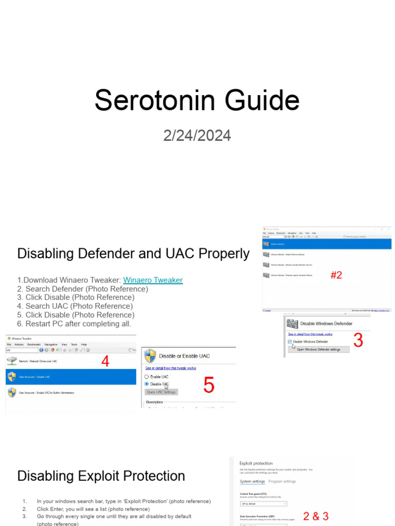 Serotonin External Guide | PDF | Games & Activities | Technology ...