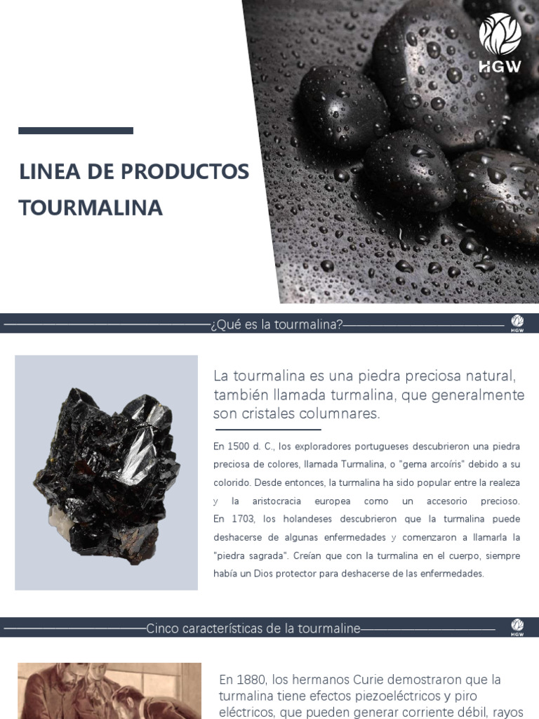 Linea de produtos Turmalina | PDF | Agua | Cuerpo humano