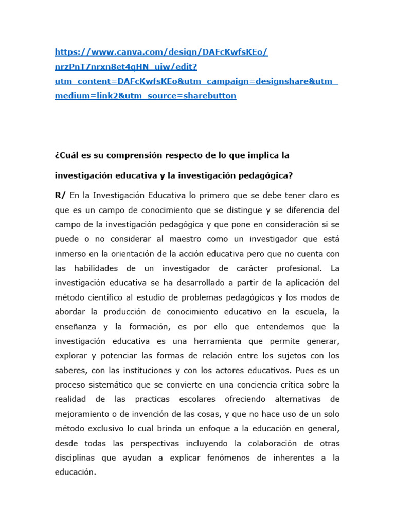 Cuál Es Su Comprensión Respecto de Lo Que Implica Tarea 2 | PDF ...