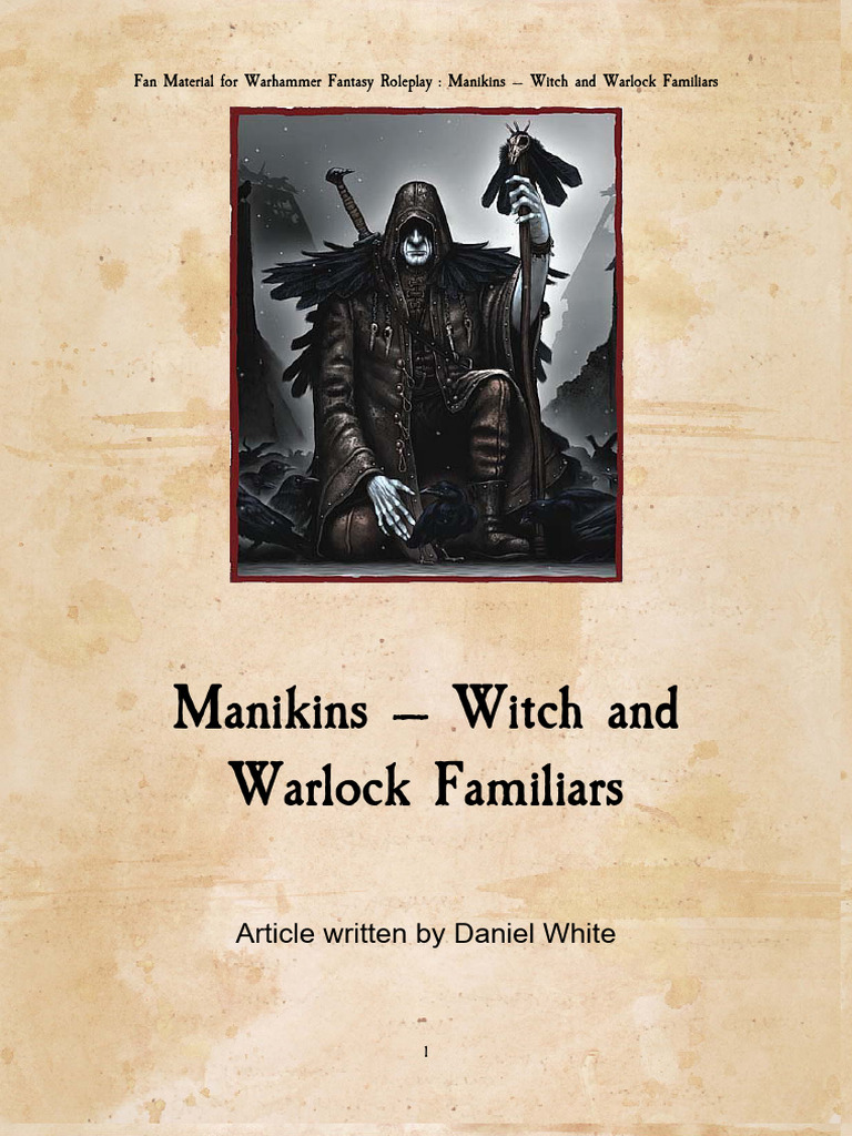 Manikins - Witch and Warlock Familiars | PDF | Magician (Fantasy ...