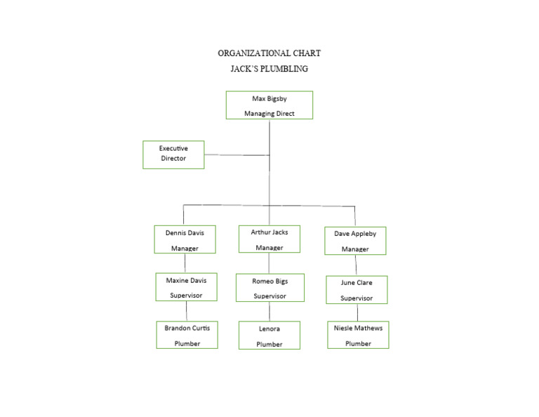 Jack's Plumbing Team Structure | PDF