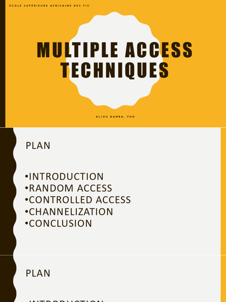 Multiple Access Techniques M2 RTEL | PDF | Channel Access Method | Networking Standards
