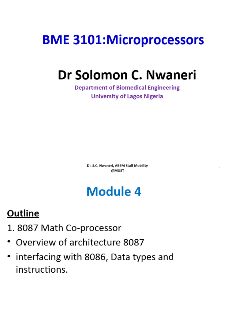 8087_Math_Co-processor | PDF | Central Processing Unit | Integrated Circuit