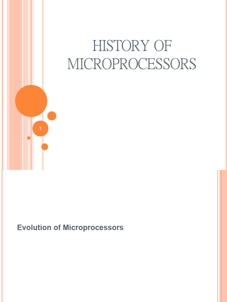 History_of_microprocessors | PDF | Central Processing Unit | Microprocessor