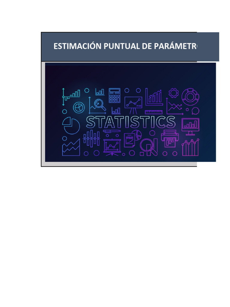 Ejercicios - Estimación Puntual | PDF | Desviación Estándar | Teoría de probabilidad