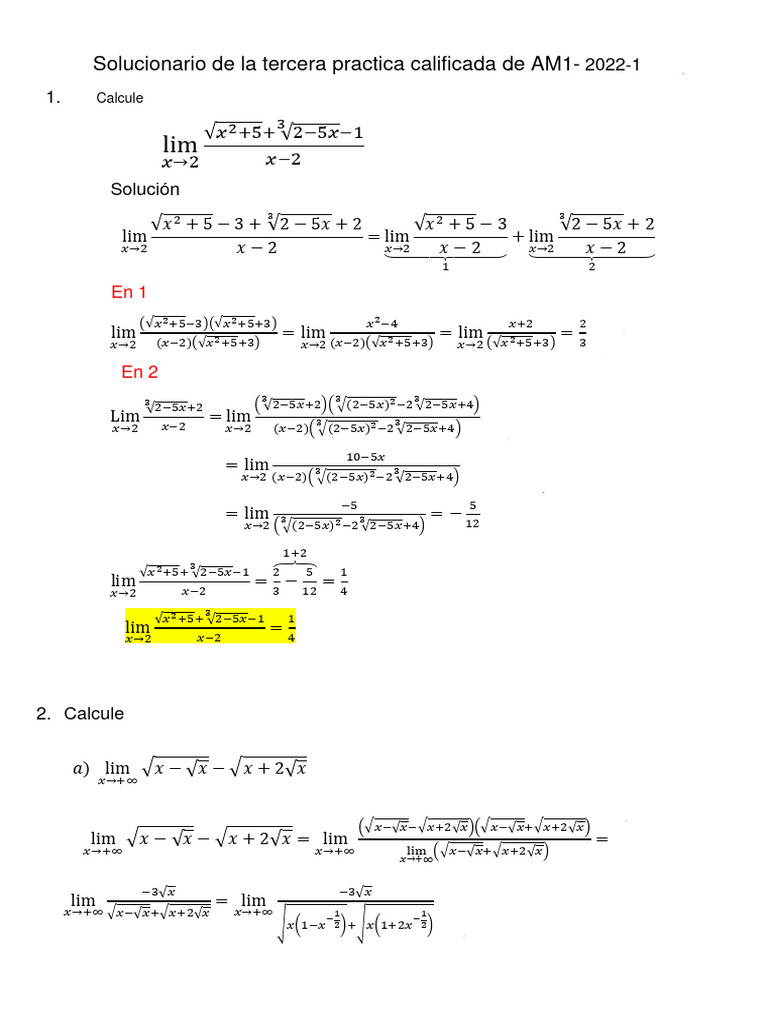 Sol - PC3 | PDF | Teaching Methods & Materials