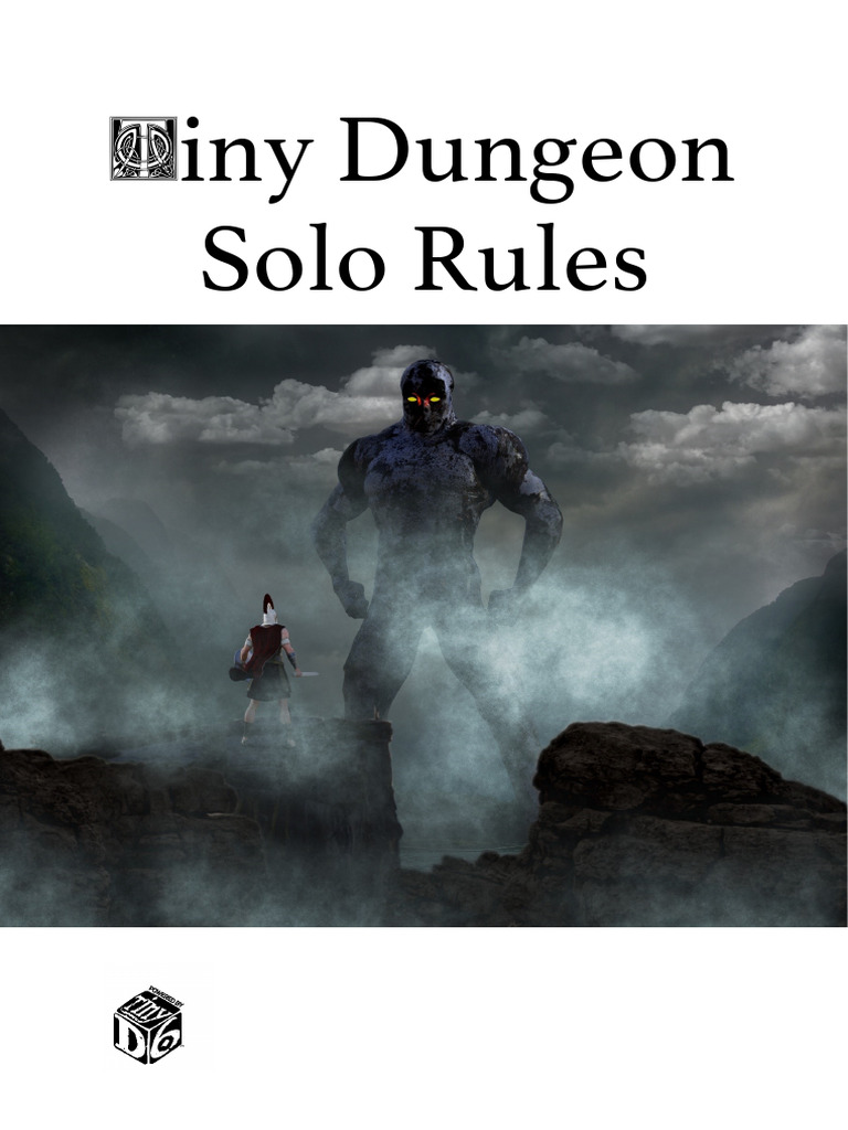 Tiny Dungeon Solo Rules | PDF | Games & Activities