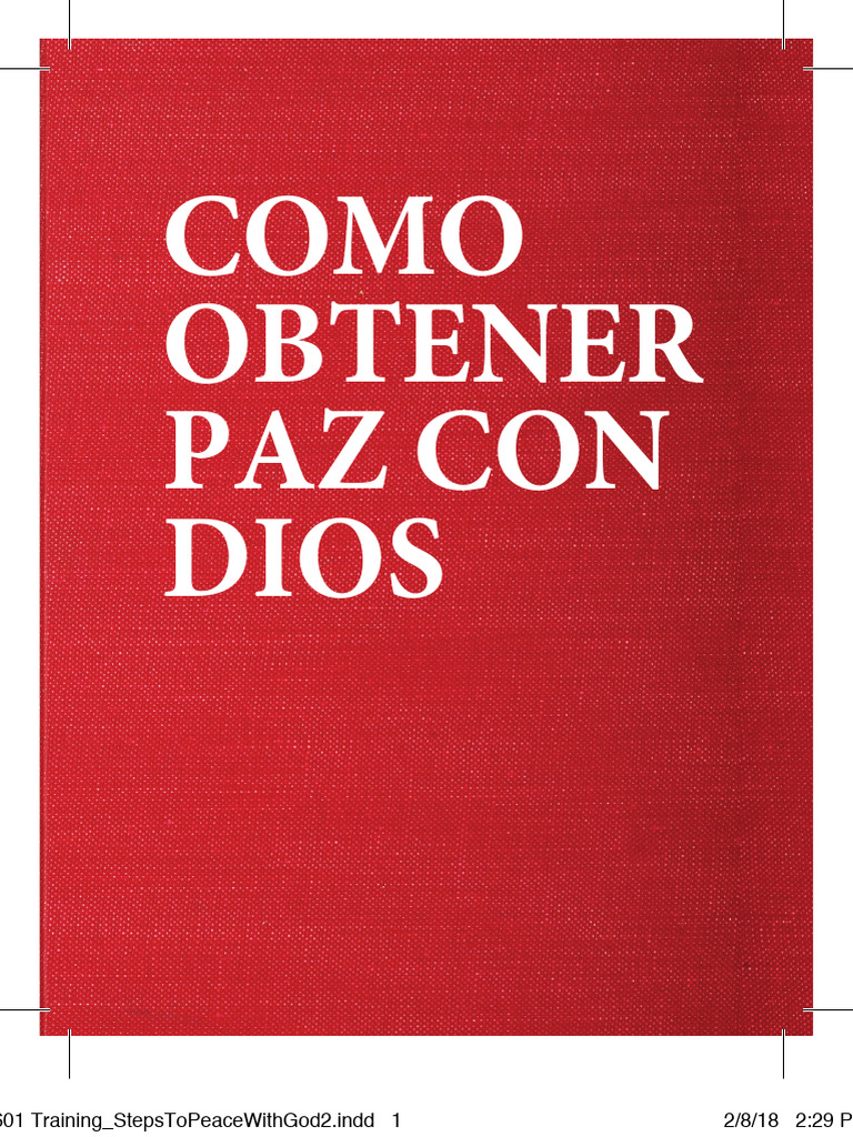 Paz Con Dios | PDF | Cristo (título) | Pecado